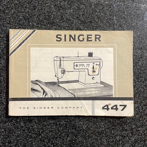 Singer | Other | Vtg 967 Singer Sewing Machine 447 Manual Book Manuel ...